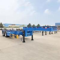 China CIMC 2/3 Axles Payload 40-45 Ton 20/40 Feet Containers Chassis Skeleton Tractor Semi Trailer for sale