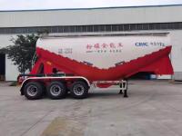 China CIMC 3 Axles 35cbms diesel Generator Dry Mix Mortar Bin Powder tank Cargo Semi Trailer for sale
