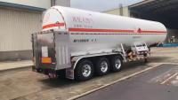 China CIMC 3 / 4 Axles Liquid Nitrogen Natural Gas Lpg Tanker Truck for sale
