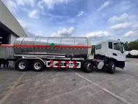 China CIMC 3 / 4 Axles Liquid Nitrogen Natural Gas Lpg Tanker Truck for sale