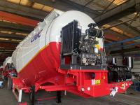 China CIMC Powder Tanker Truck Maximum Load Capacity 50m³ 3 Axle Cement Trailer for sale
