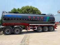 China CIMC 3 axles Carbon Steel 40KL 36cbms Pavement Petroleum Asphalt Bitumen Palm Oil Fuel tank for sale