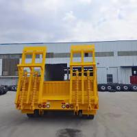 China CIMC 3 Axles 40 -100T Bulk Cargo Transport Utility Stake Animal Sidewall Truck Fence Semi Trailer for sale