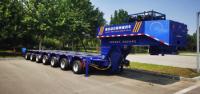 China Customizable Steel Multi Axis CIMC Lowbed Semi-Trailer Truck Trailers for sale