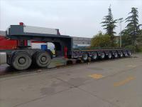 China Customizable Steel Multi Axis CIMC Lowbed Semi-Trailer Truck Trailers for sale