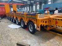 China Customizable Steel Multi Axis CIMC Lowbed Semi-Trailer Truck Trailers for sale