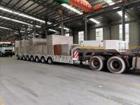 China Customizable Steel Multi Axis CIMC Lowbed Semi-Trailer Truck Trailers for sale