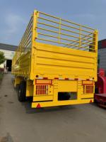 China High-Performance Fence Semi Trailer For Secure Transport Of Livestock Animals And Heavy Load for sale