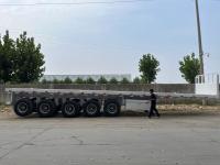 China Heavy-Duty Multi Axles Flatbed Semi Trailer For Stable And Efficient Transportation Of Oversized Loads for sale