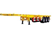 China 3 Axles High Quality Heavy Load Capacity Trailer Skeleton Parts Container Transportation for sale