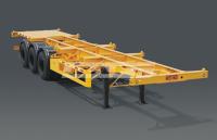 China 3 Axles High Quality Heavy Load Capacity Trailer Skeleton Parts Container Transportation for sale