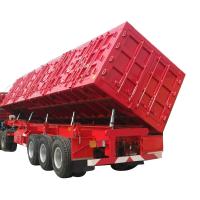 China 3-Axles Tipping Coal Mine Transportation Semi Trailer Engineered For Efficient Transportation Unloading Of Sand Coal for sale