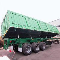 China 3-Axles Tipping Coal Mine Transportation Semi Trailer Engineered For Efficient Transportation Unloading Of Sand Coal for sale