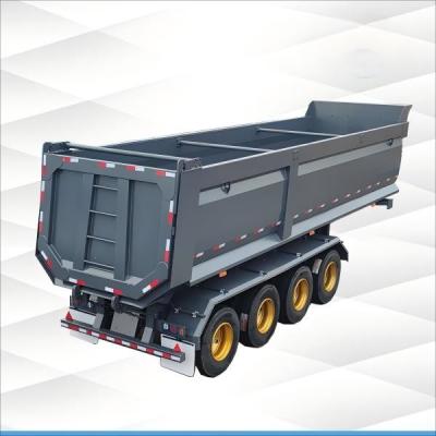 China Africa Heavy-Duty Dump Truck Semi Trailer: Engineered for Efficient Transportation and Unloading of Bulk Materials and Waste for sale
