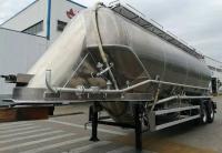 China Latest Design Of Food Grade High-strength Flour Bulk Flour Tank Trailer for sale