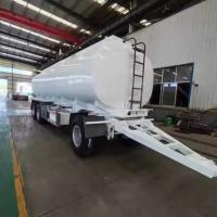 China High Quality DrawBar Fuel Tanker Full Trailer for sale