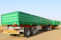China High Quality Steel Excellent Engine Rugged and Durable South Africa Truck Bodies Dropside Trailer for sale