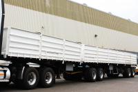 China High Quality Steel Excellent Engine Rugged and Durable South Africa Truck Bodies Dropside Trailer for sale