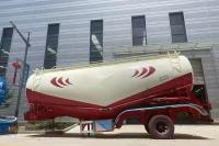 China Bulk Cement Transport Truck Trailer Semi-Trailer Carriers with Air Compressor Made from Steel for sale