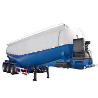 China Bulk Cement Transport Truck Trailer Semi-Trailer Carriers with Air Compressor Made from Steel for sale