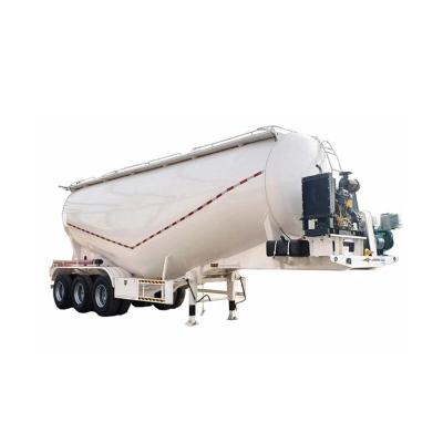 China CIMC Latest Design Of High-strength Three-axis Cement Bulk Powder Tank Trailer for sale