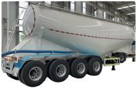 China CIMC Latest Design Of High-strength Three-axis Cement Bulk Powder Tank Trailer for sale