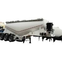 China CIMC Latest Design Of High-strength Three-axis Cement Bulk Powder Tank Trailer for sale