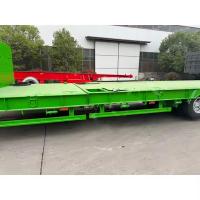 China 7 Axle Low Price Factory Heavy Duty Lowboy Trailer 60 80 Tons Lowbed Low Bed Truck Semi Trailer for sale