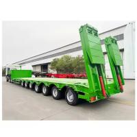 China 7 Axle Low Price Factory Heavy Duty Lowboy Trailer 60 80 Tons Lowbed Low Bed Truck Semi Trailer for sale