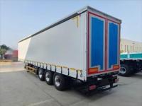 China Versatile CIMC Tarped Semi-Trailer  For Cargo Protection 38600kg Max Payload for sale