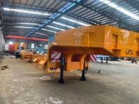 China Customizable Steel Multi Axis CIMC Lowbed Semi-Trailer Truck Trailers for sale