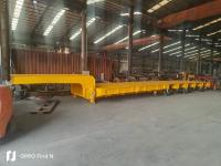 China Customizable Steel Multi Axis CIMC Lowbed Semi-Trailer Truck Trailers for sale