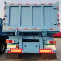 China CIMC High Strength Steel 3-Axle Dump Trailer Side Dump Semi-Truck with Factory Price Commercial Truck Trailers for sale
