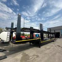 China 2 3 Axle 6 8 10 Car Transport Semi-Trailer Double-Decker Car Trailer for Towing Truck Trailers for sale