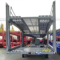 China 2 3 Axle 6 8 10 Car Transport Semi-Trailer Double-Decker Car Trailer for Towing Truck Trailers for sale