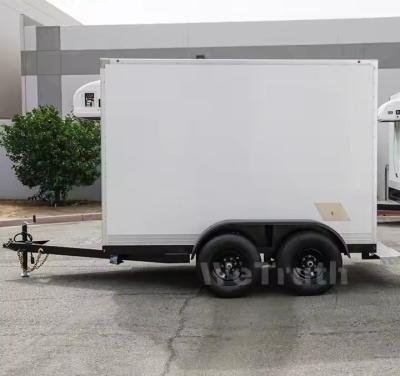 China CIMC Small Movable Australian Standard Customized Mobile Cold Room Food Storage Cold Refrigerated Truck Trailer for sale
