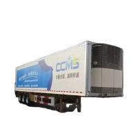 China 40 - 60Tons Semi-Trailer Refrigerator Truck / Refrigerated Container Trailer for Storage Vegetables for sale