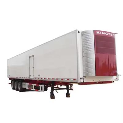 China 3 Axles 53ft 40ft Carrier Refrigerated Van Truck Trailers For Frozen Food Transport for sale