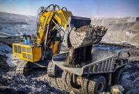 China Shovel 360 Degree Drone Footage XE4000 Powerful Mining Shovel Heavy Excavator 180-200Ton for sale