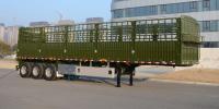 China High-Performance Fence Semi Trailer For Secure Transport Of Livestock Animals And Heavy Load for sale