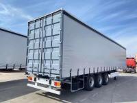 China Versatile CIMC Tarped Semi-Trailer  For Cargo Protection 38600kg Max Payload for sale