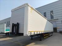 China Versatile CIMC Tarped Semi-Trailer  For Cargo Protection 38600kg Max Payload for sale