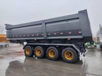 China Africa Heavy-Duty Dump Truck Semi Trailer: Engineered for Efficient Transportation and Unloading of Bulk Materials and Waste for sale