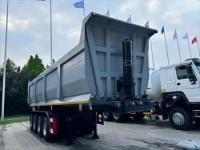 China Africa Heavy-Duty Dump Truck Semi Trailer: Engineered for Efficient Transportation and Unloading of Bulk Materials and Waste for sale