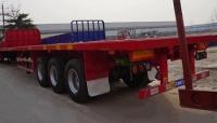 China Heavy-Duty Fatbed Semi Trailer  For Stable And Efficient Transportation Of Oversized Loads for sale