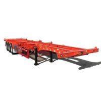 China 3 Axles High Quality Heavy Load Capacity Trailer Skeleton Parts Container Transportation for sale