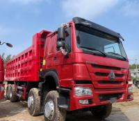China Second hand Howo Brand 6x4 Dump Truck 375 Horsepower Manual Transmission Diesel Fuel New Condition For Construction In Africa for sale