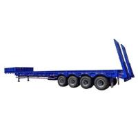 China Customizable Steel Multi Axis CIMC Lowbed Semi-Trailer Truck Trailers for sale
