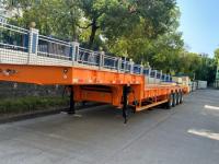 China Customizable Steel Multi Axis CIMC Lowbed Semi-Trailer Truck Trailers for sale