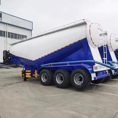 China 3 Axles 28-60 Tons Bulk Cement Tanker Semi Trailer Cement Silo Semi Trailer for sale
